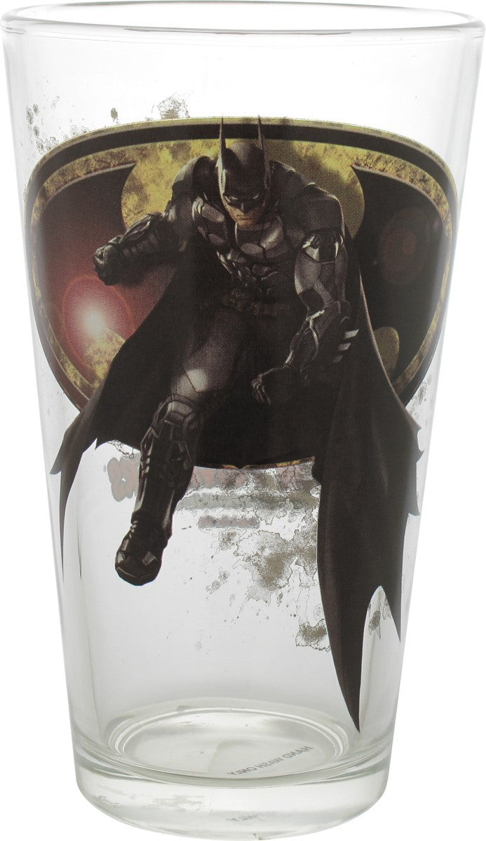 Batman Arkham Logo Stance Toon Tumbler Pint Glass – Stylin Online
