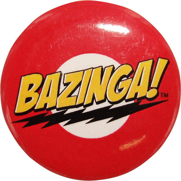Big Bang Theory Bazinga Red Button – Stylin Online