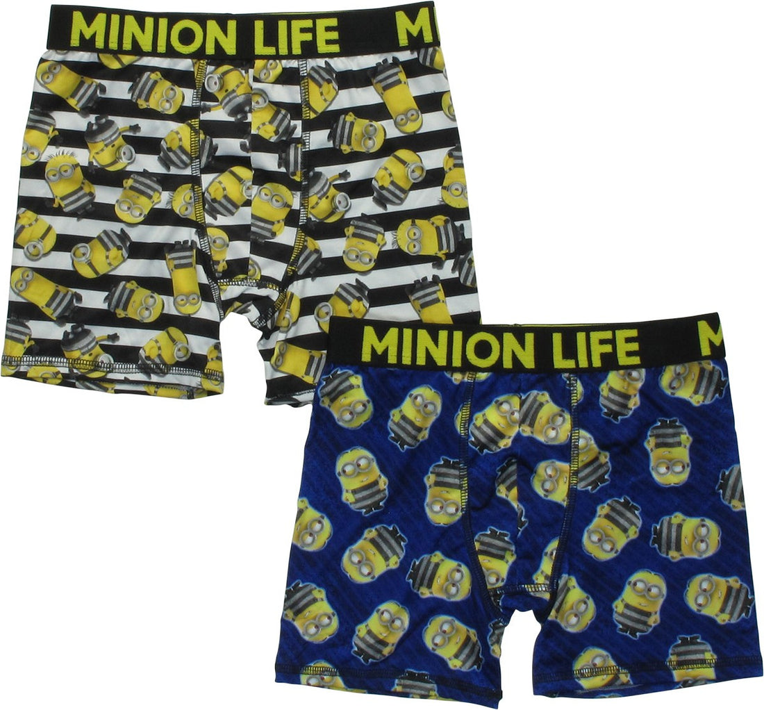 Despicable Me Minion Life 2-Pk Boys Boxer Briefs – Stylin Online