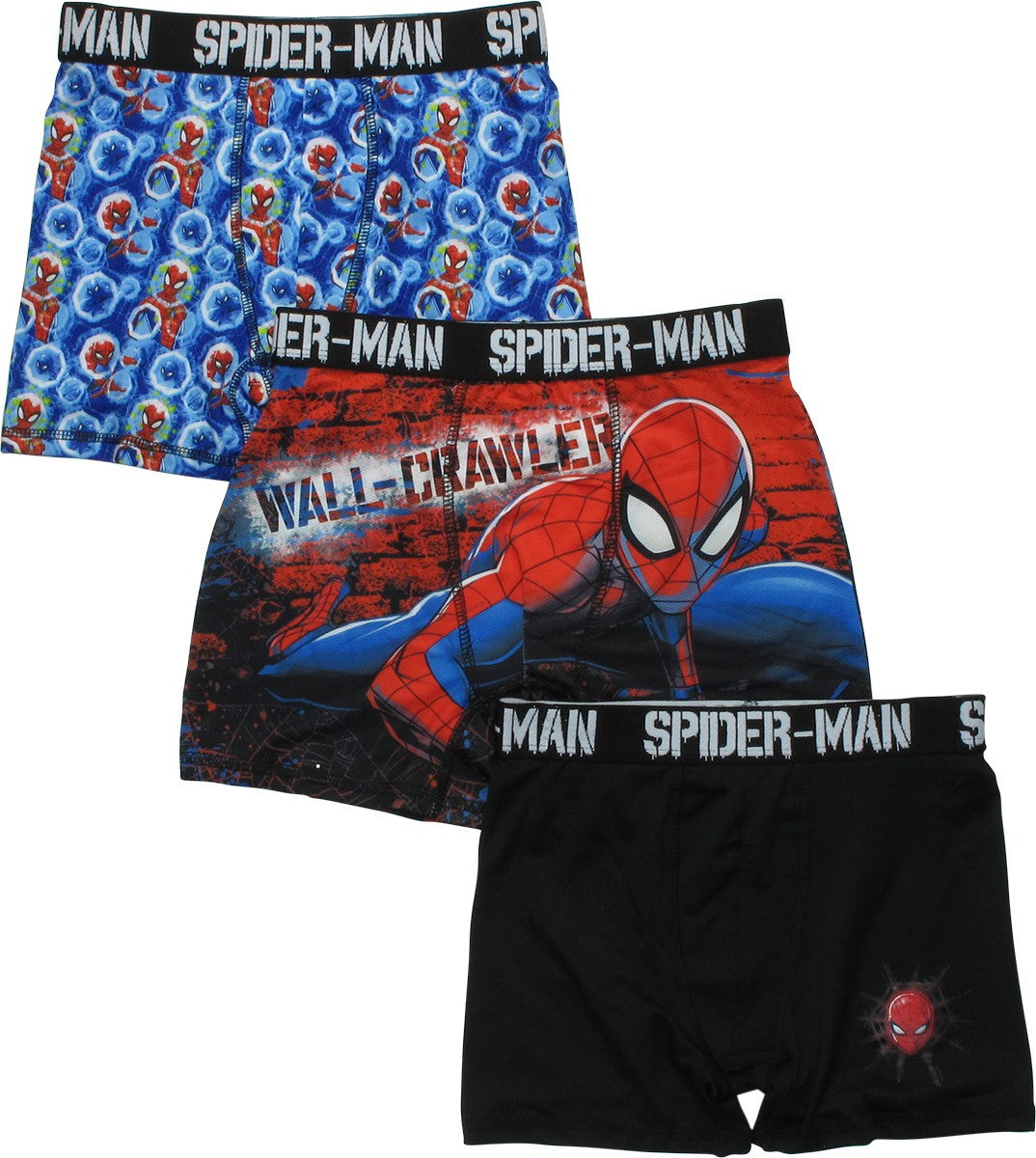 Spiderman Wall Crawler 3 Pack Boys Boxer Briefs – Stylin Online