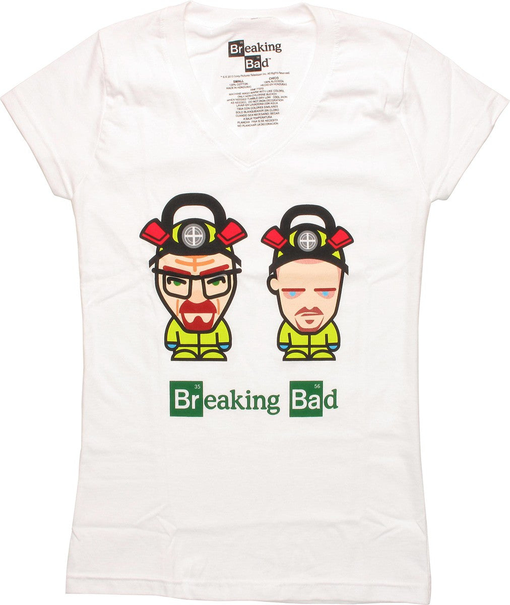 Breaking Bad Mini Toons V Neck Baby Tee – Stylin Online