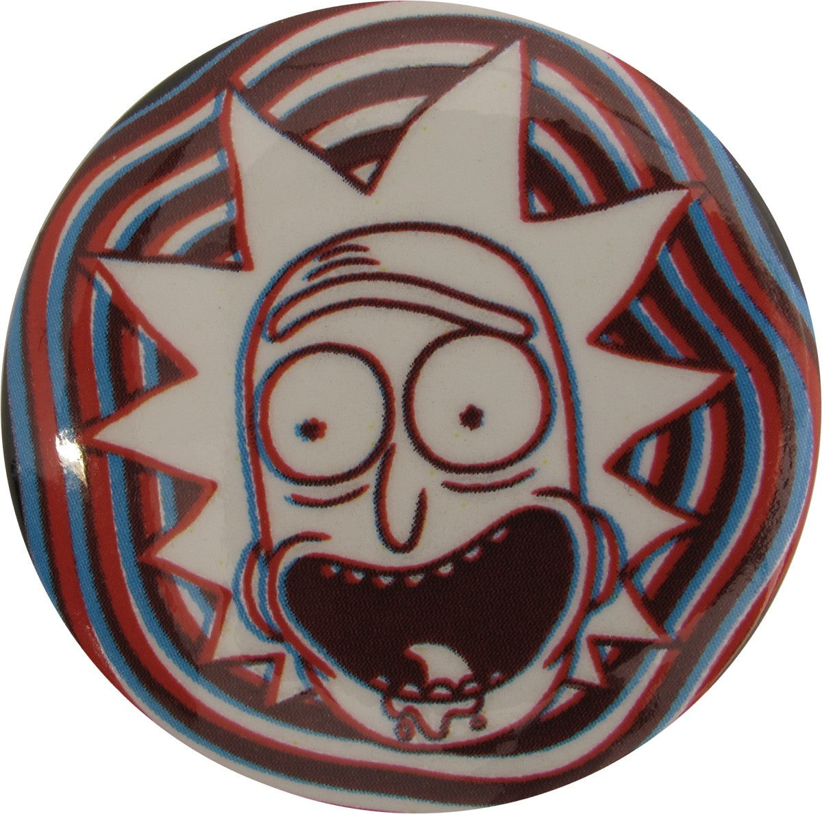 Rick and Morty White Out Rick Button – Stylin Online