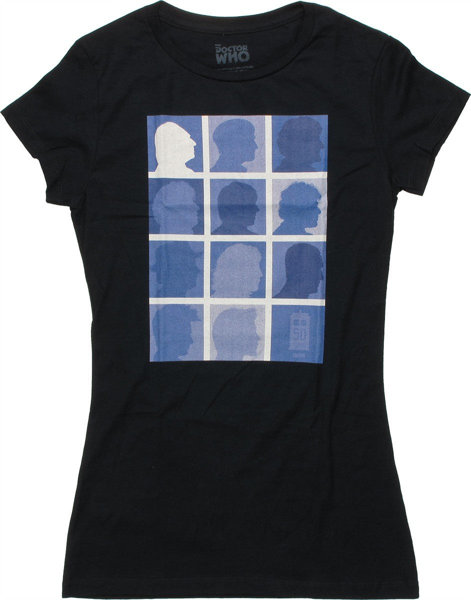 Doctor Who Profile Grid Baby Tee – Stylin Online