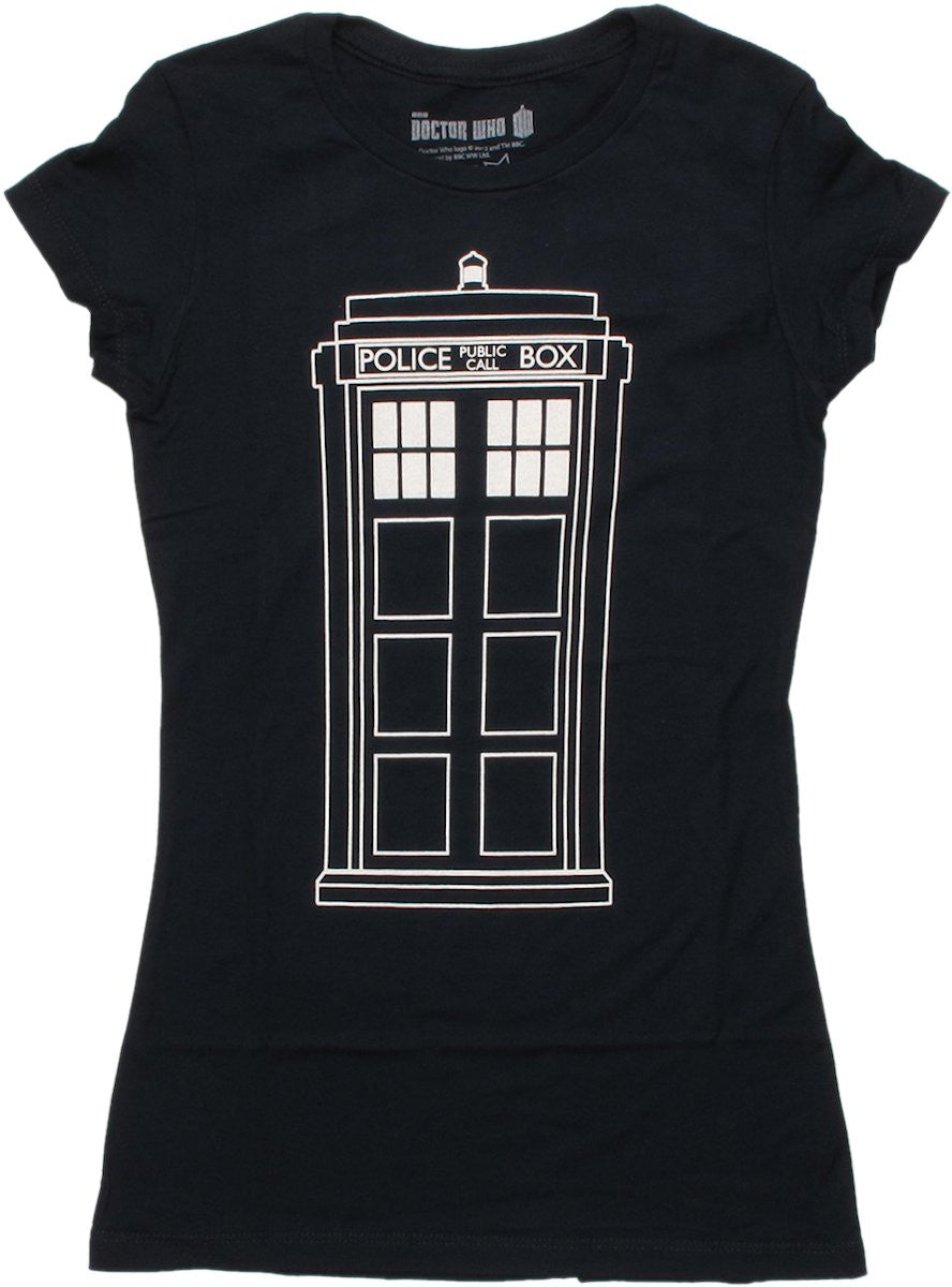 Doctor Who TARDIS Side View Baby Tee – Stylin Online