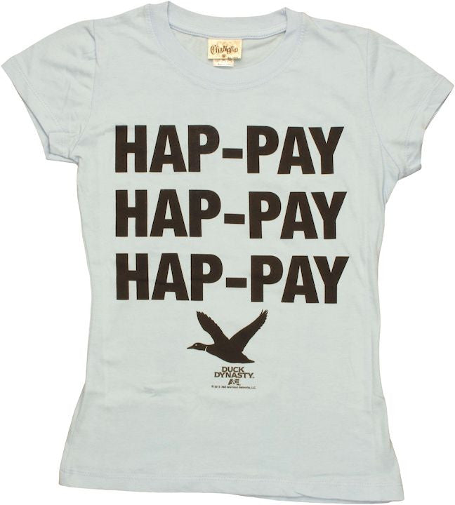 Duck Dynasty Hap-Pay Blue Baby Tee – Stylin Online