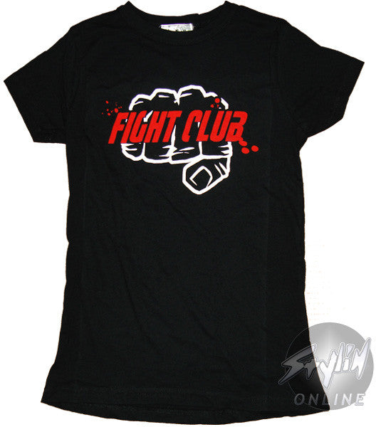 Fight Club Fist Outline Baby Tee – Stylin Online