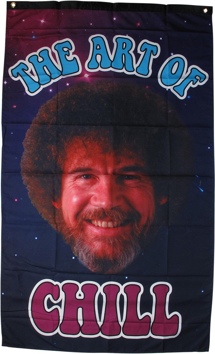 Bob Ross Art of Chill Banner – Stylin Online