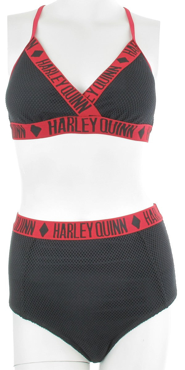 Harley Quinn Cross High Waist Bikini Swimsuit – Stylin Online