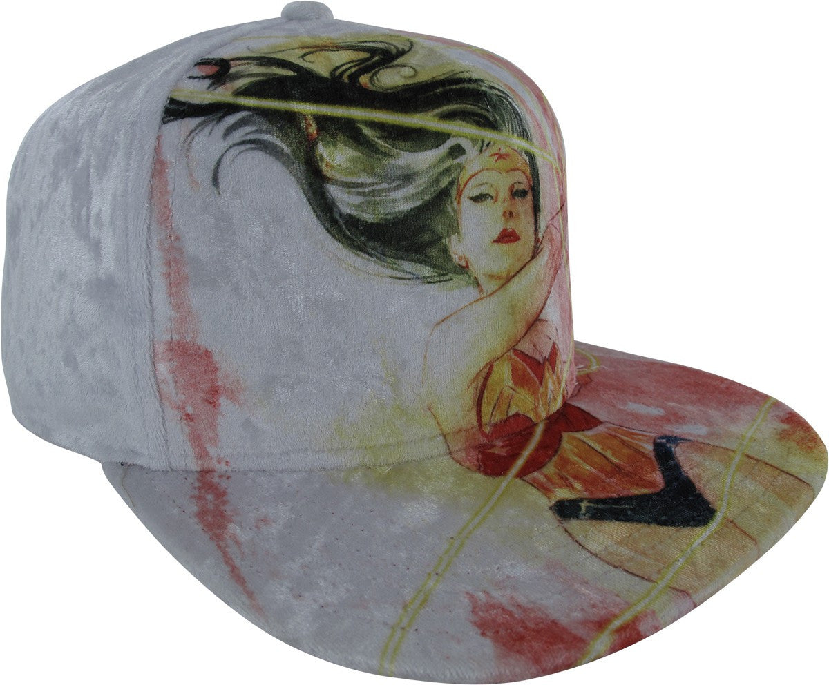 Wonder Woman Velvet Portrait Snapback Hat – Stylin Online