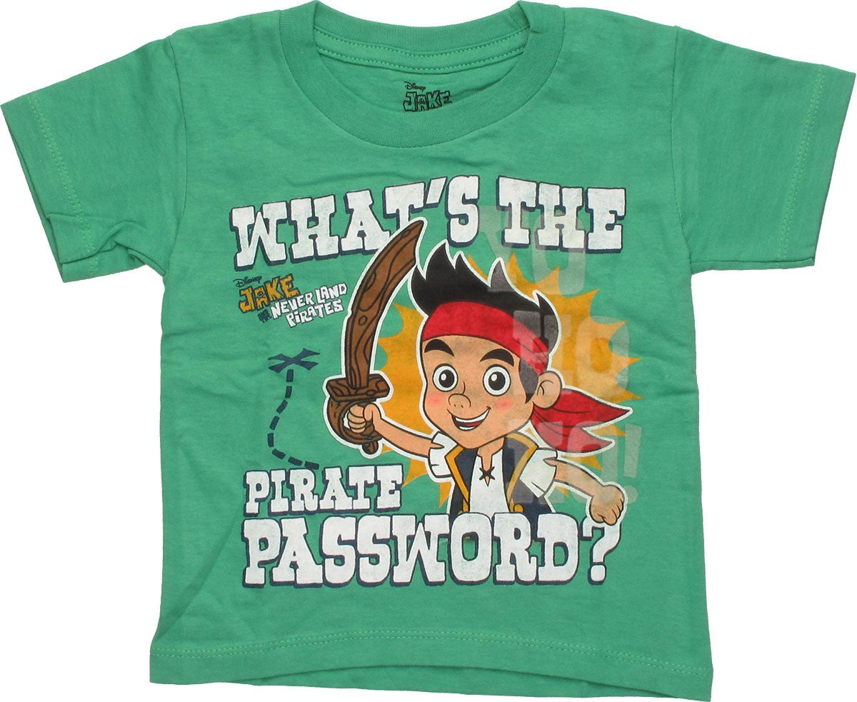 Jake and Never Land Pirates Password Toddler Shirt – Stylin Online