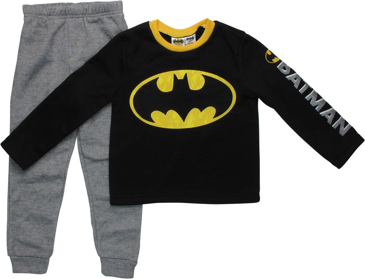 Batman Logo Pants Long Sleeve Juvenile Shirt Set – Stylin Online