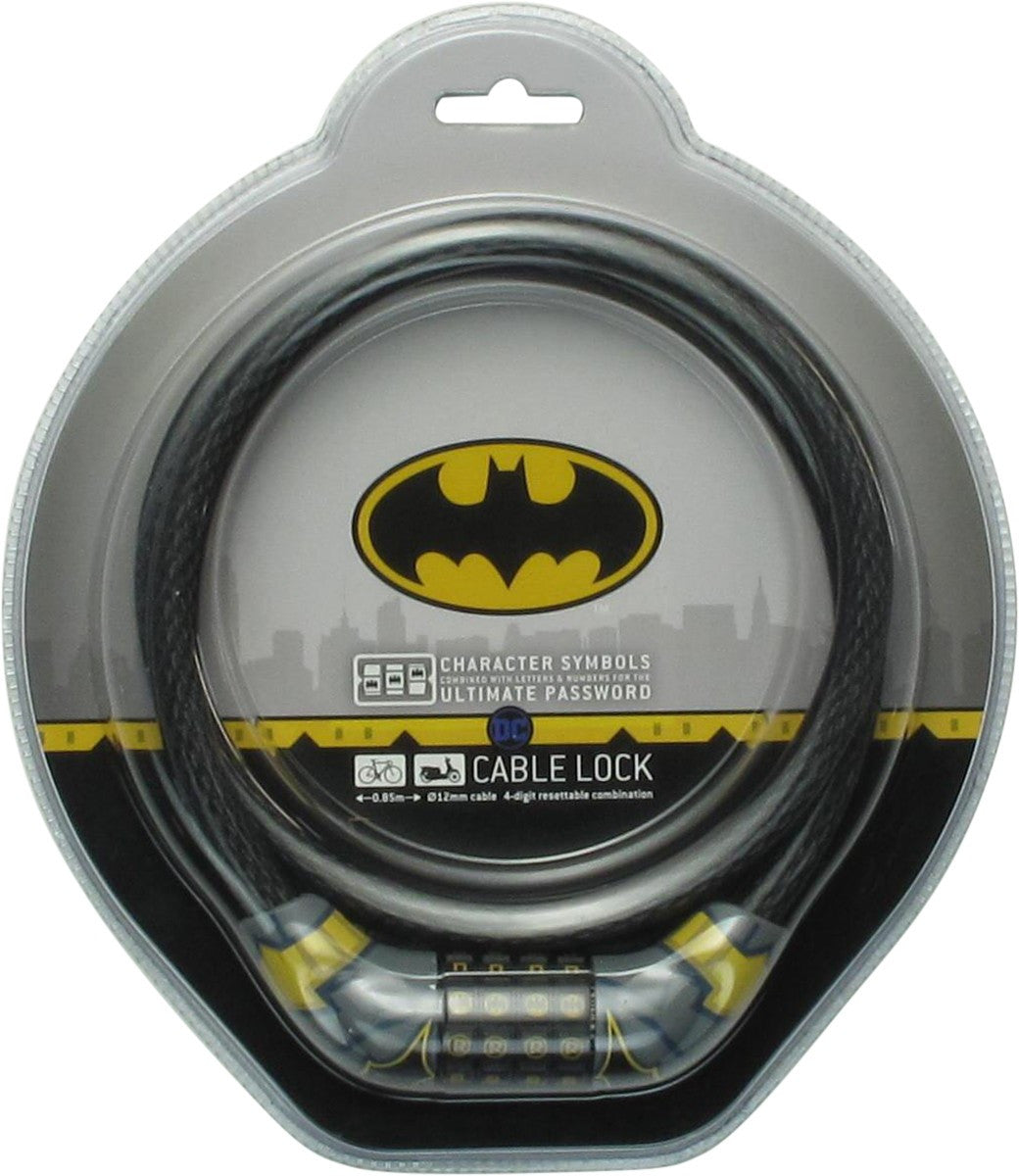 Batman Symbol Combination Cable Lock – Stylin Online