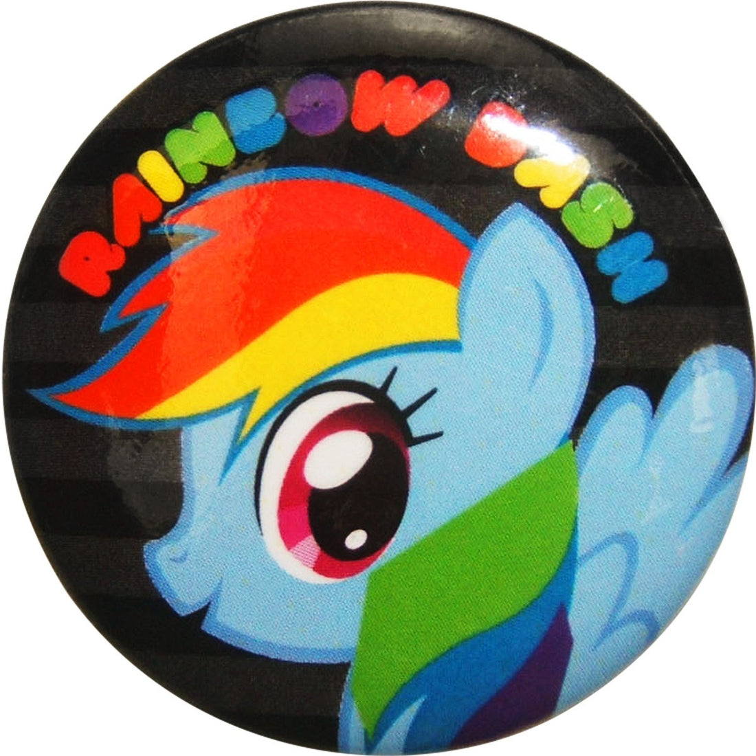 My Little Pony Rainbow Dash Name Button – Stylin Online