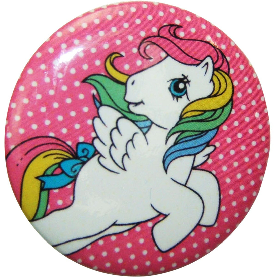 My Little Pony Rainbow Pony Button – Stylin Online