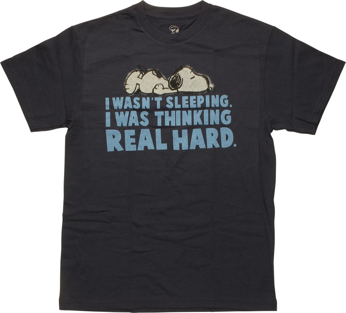 Peanuts Snoopy I Was Thinking Real Hard T-Shirt – Stylin Online