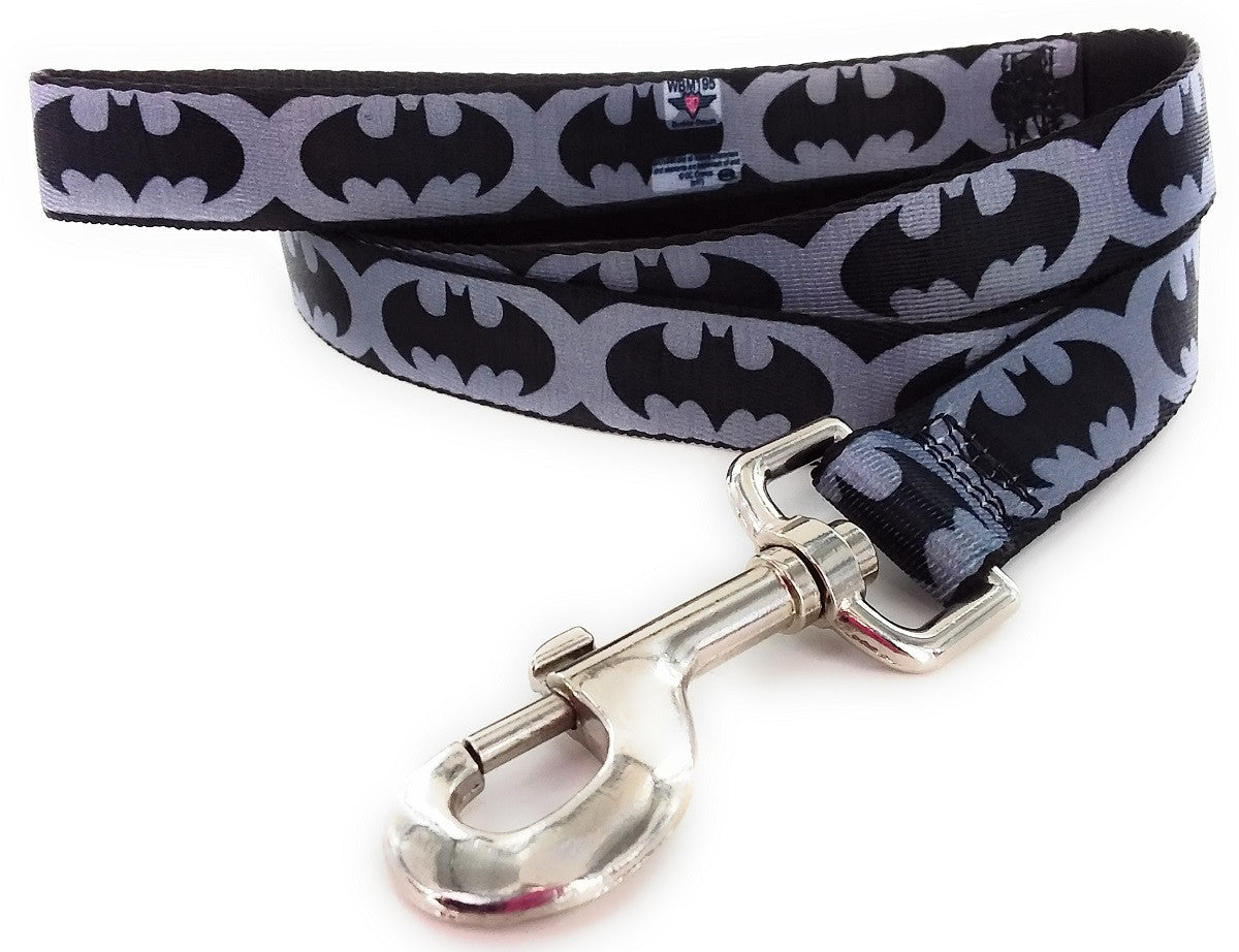Batman Black and Silver Logos Wrap 4 Ft Pet Leash – Stylin Online