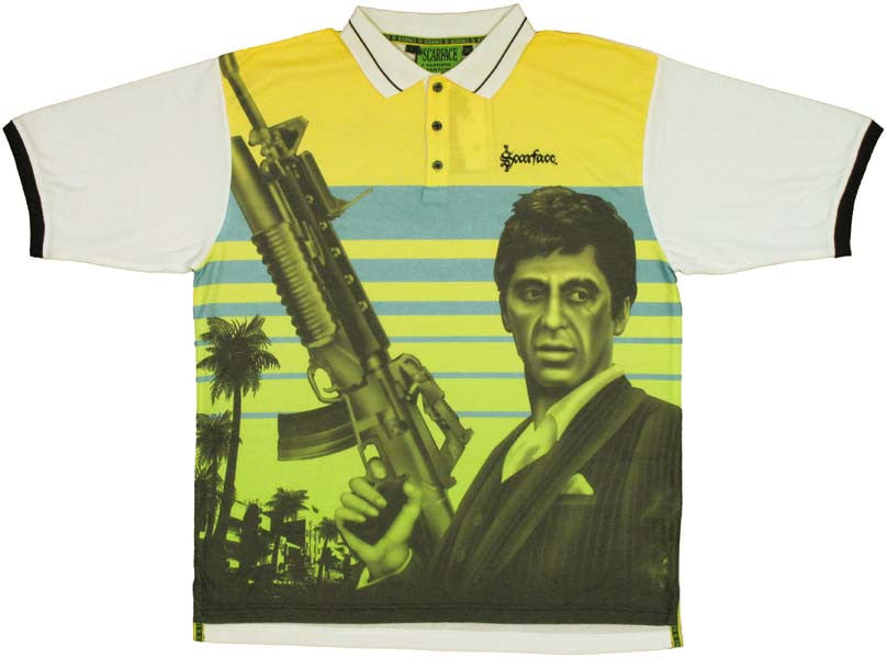 Scarface Tony Palms Polo Shirt – Stylin Online