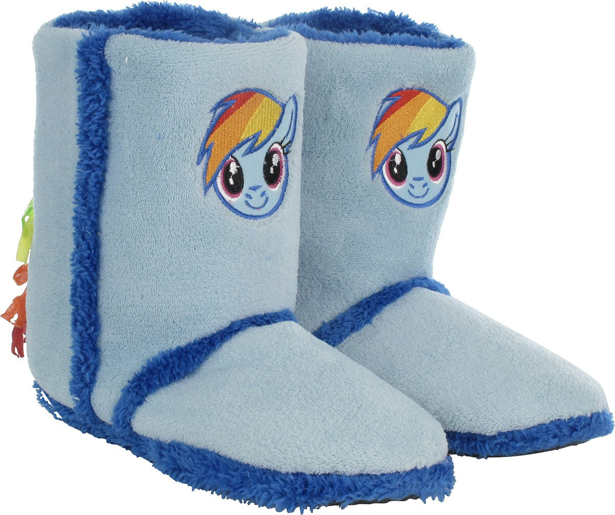 My Little Pony Rainbow Dash Womens Boot Slippers – Stylin Online
