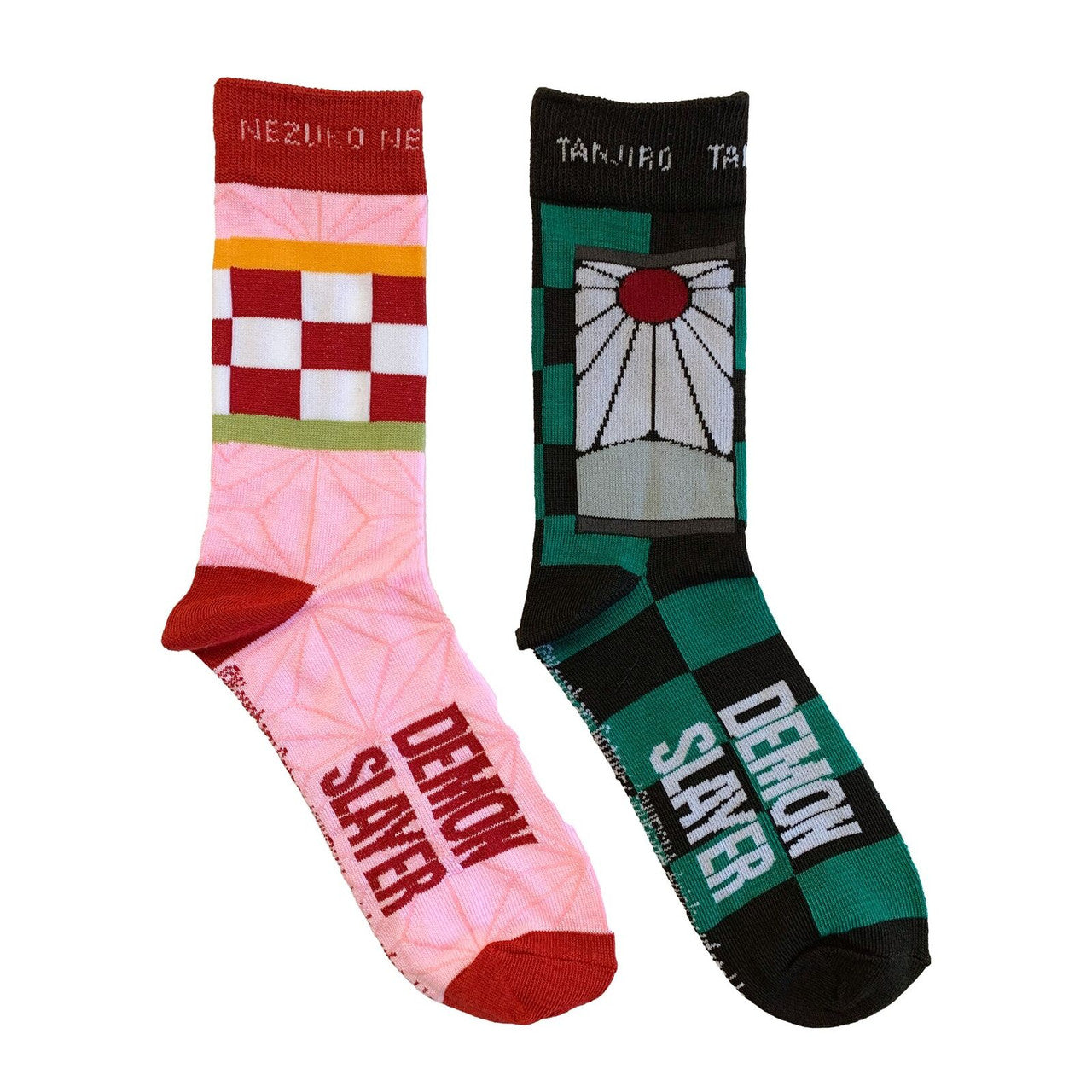Demon Slayer Nezuko Tanjiro 2 Pack Socks Set – Stylin Online