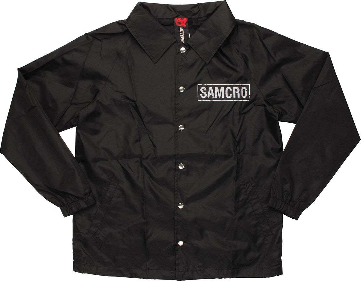 Sons of Anarchy SAMCRO Coach Snap Jacket – Stylin Online