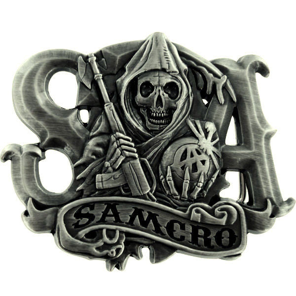 Sons of Anarchy SAMCRO Reaper Belt Buckle – Stylin Online