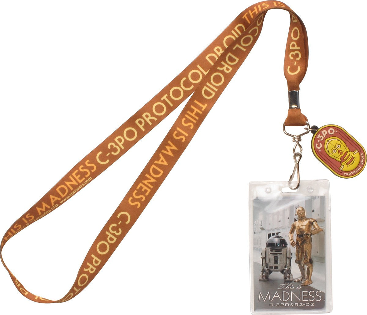 Star Wars C-3PO Protocol Droid Madness Lanyard – Stylin Online