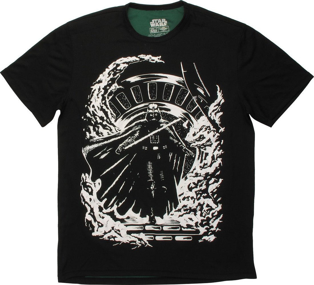Star Wars Vader Death Star Window Mesh T-Shirt – Stylin Online