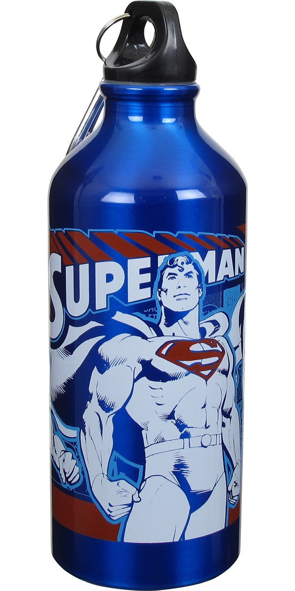 Superman Comic Panels Water Bottle – Stylin Online