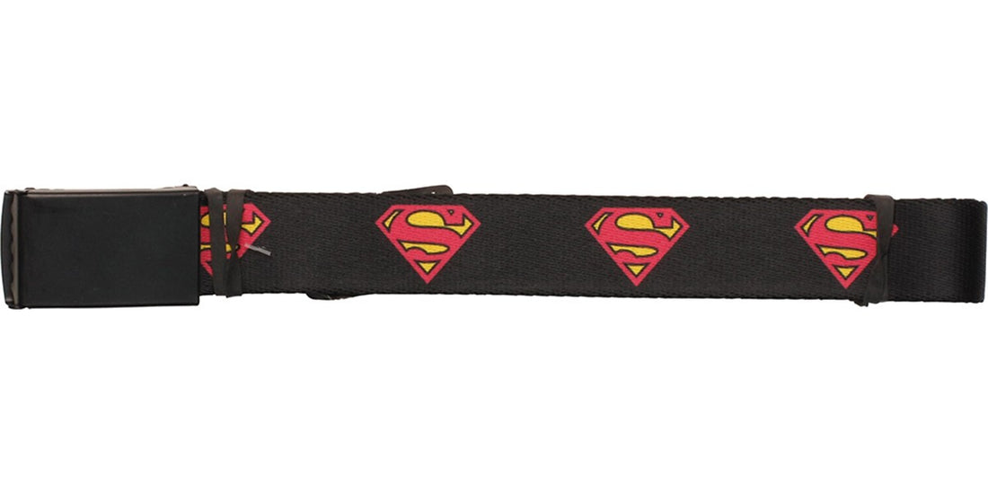 Superman Logo Black Mesh Belt – Stylin Online