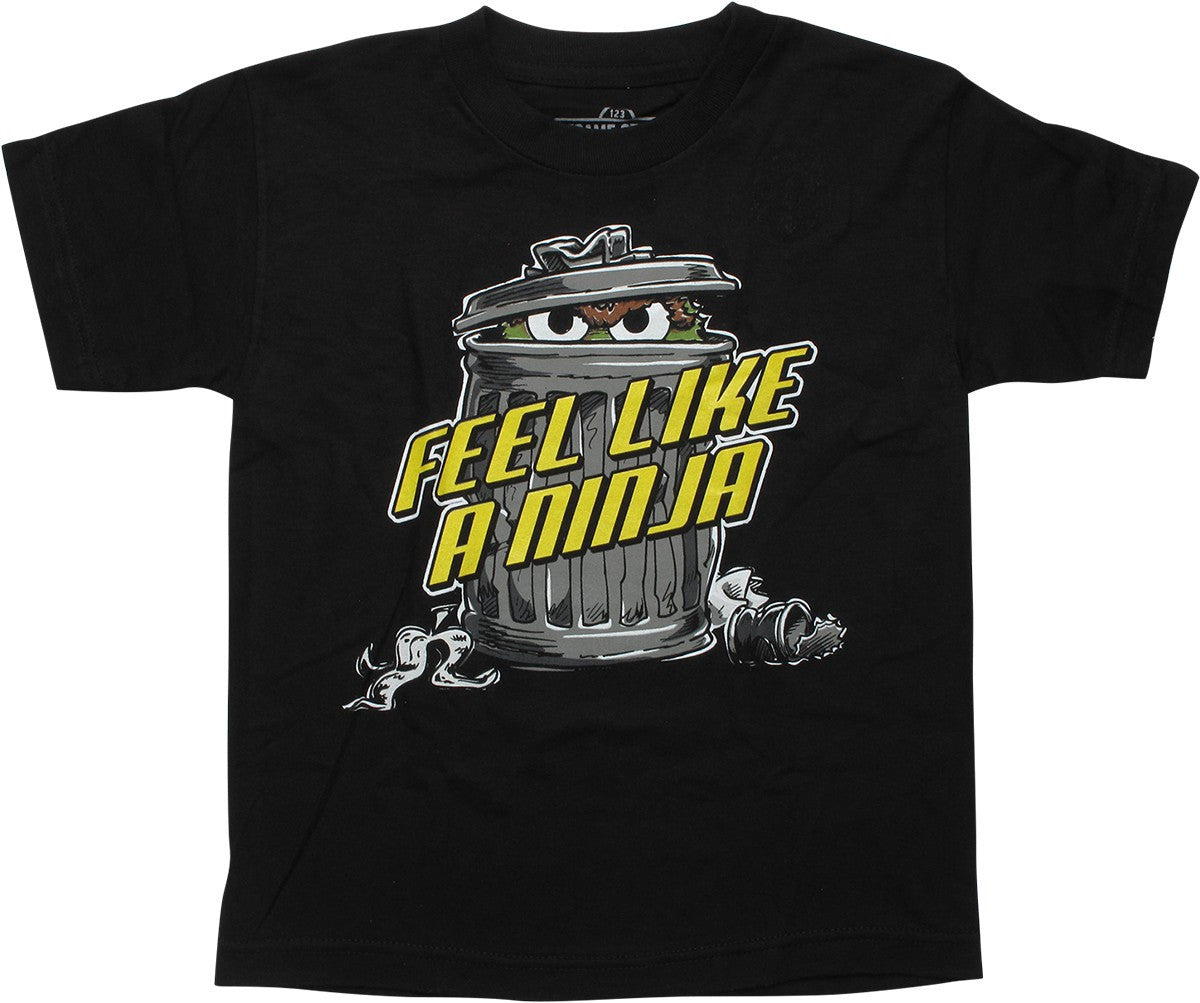 Sesame Street Oscar Feel Like A Ninja Youth Shirt – Stylin Online