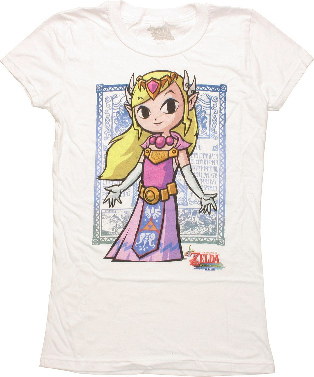 Zelda Windwaker Princess Zelda Juniors T-shirt – Stylin Online